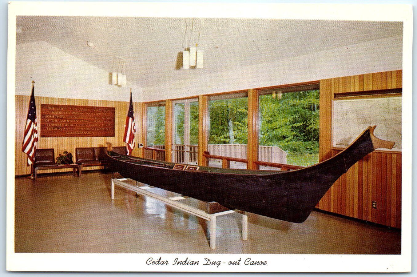 Cedar Indian Dug-Out Canoe, Fort Clatsop National Memorial - Astoria ...