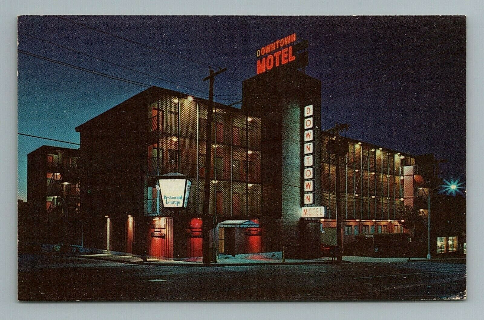The Downtown Motel Atlanta Georgia GA Postcard / HipPostcard