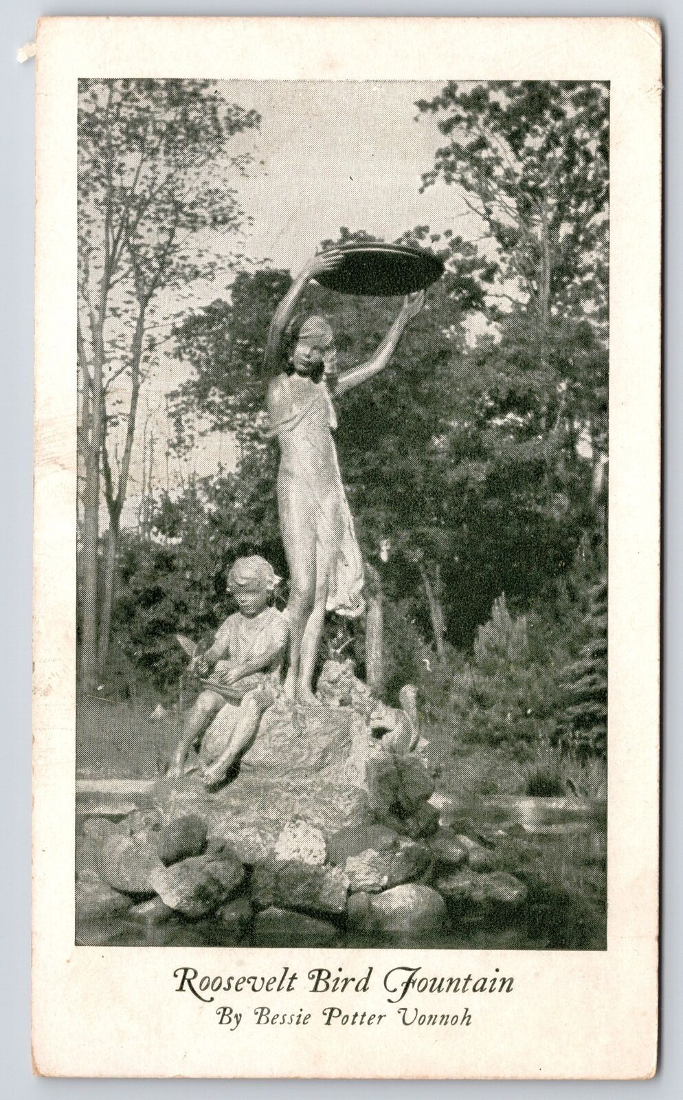 Roosevelt Bird Fountain Vonnoh Bird Sanctuary Oyster Bay New York NY ...