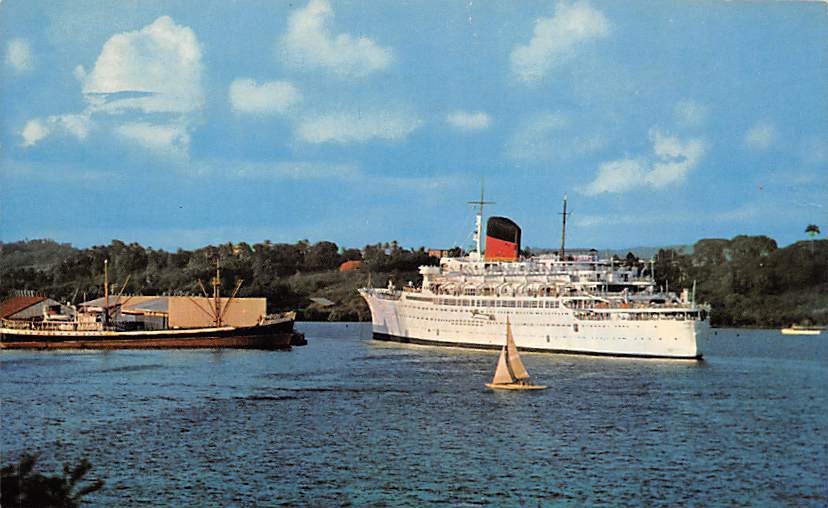 SS Antilles French Line Ship 1964 | Topics - Other, Postcard / HipPostcard