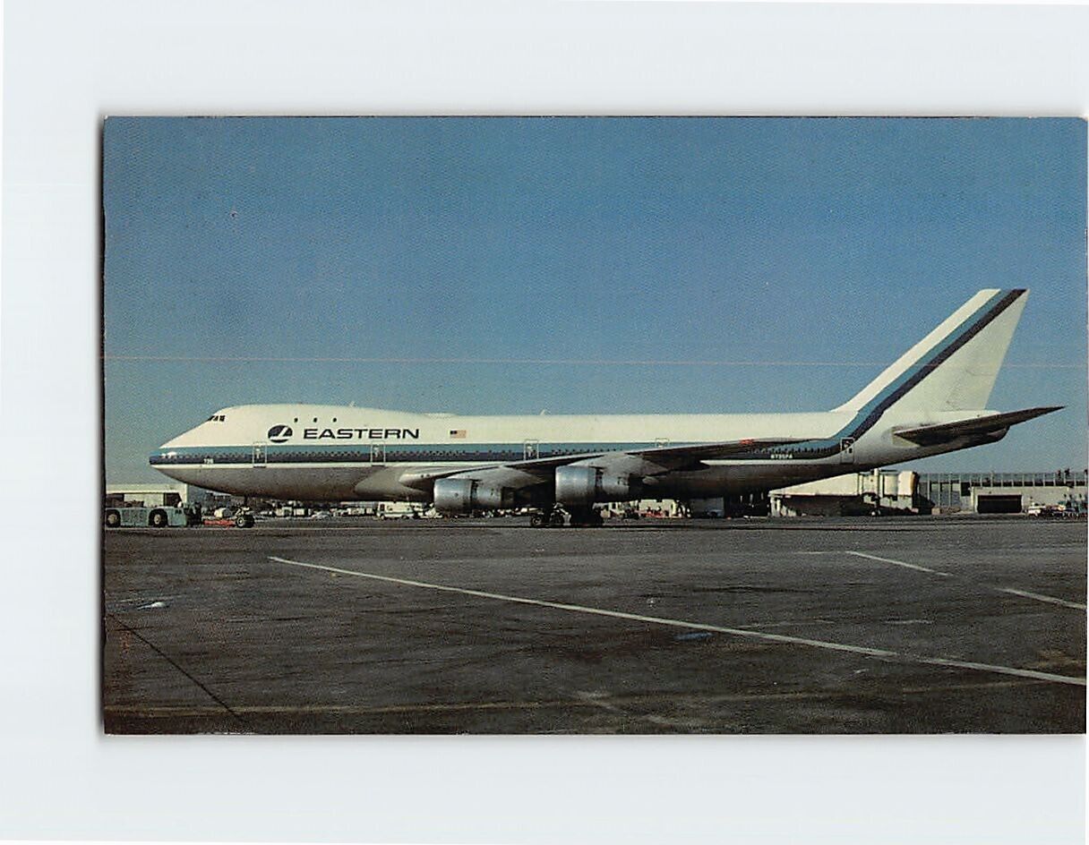 Postcard Eastern Boeing 747 121 Eastern Airlines JFK Queens New York ...