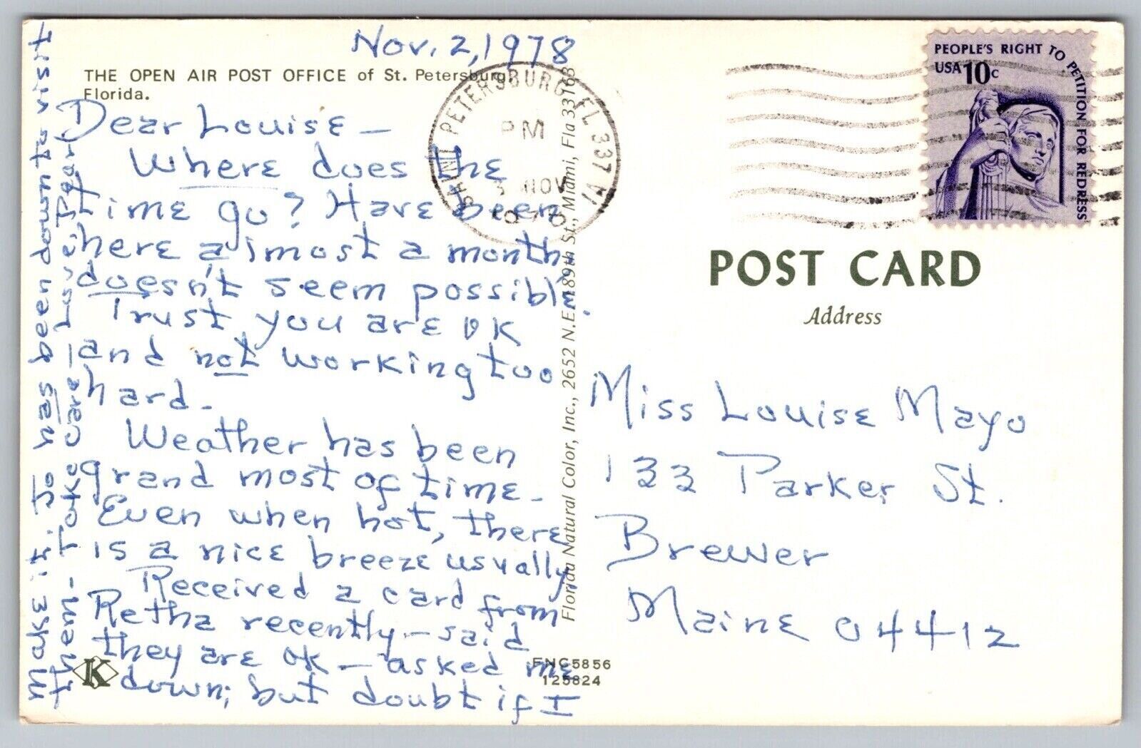 Open Air Post Office Saint Petersburg Florida Street View American Flag ...