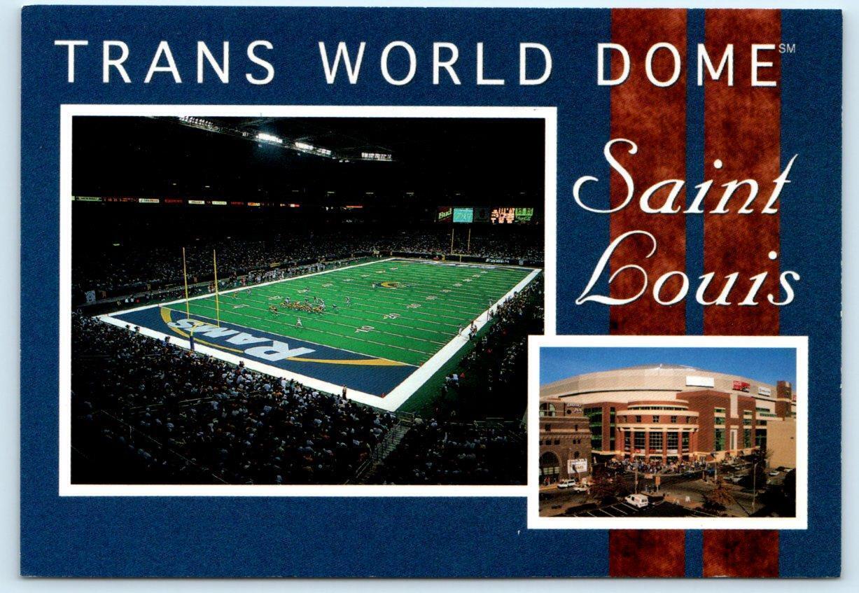 3 Postcards ST. LOUIS, MO ~ Busch Stadium KIEL CENTER Trans World Dome ...