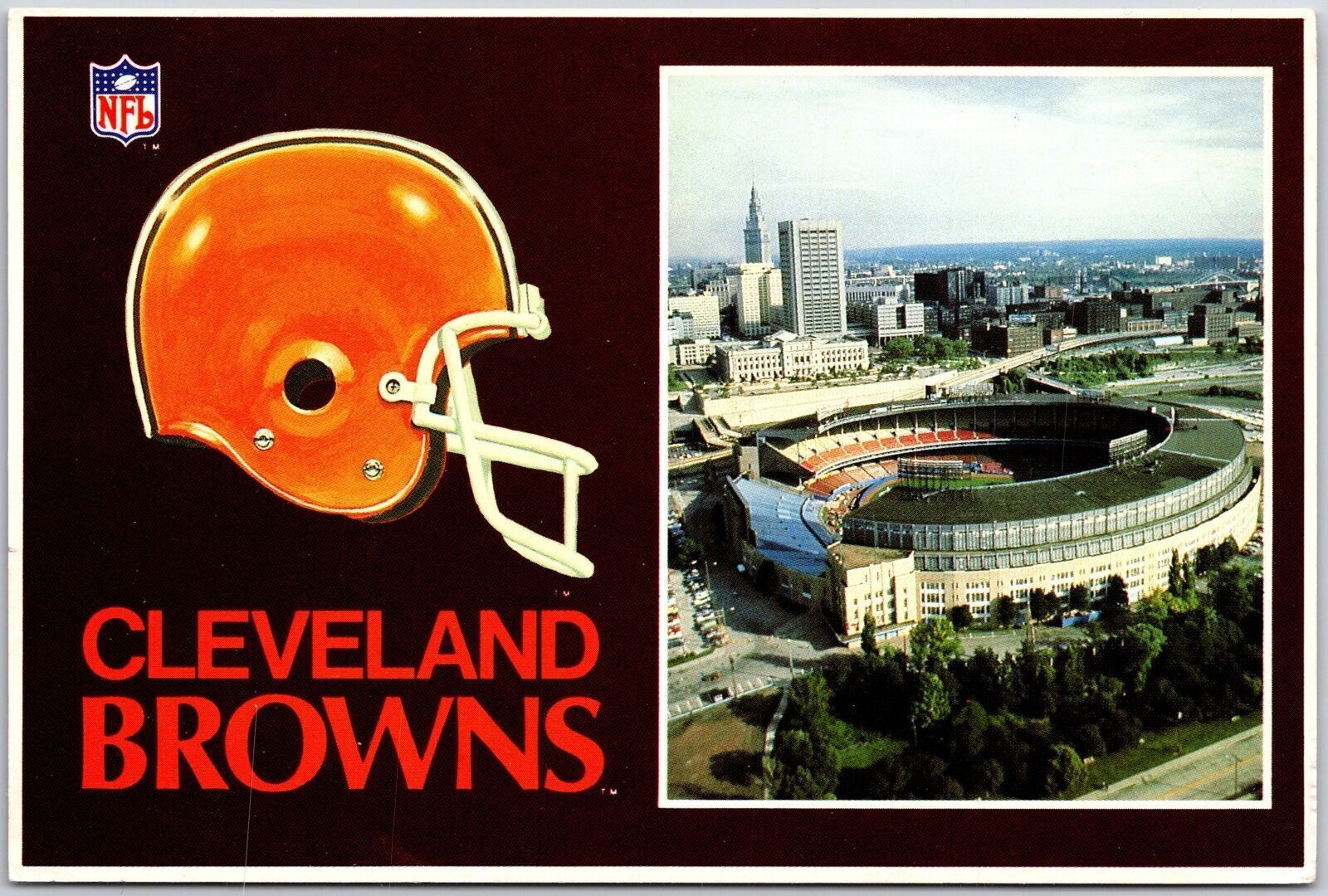 Municipal Stadium Cleveland Ohio OH Shores Of Lake Erie NFL Stadium ...