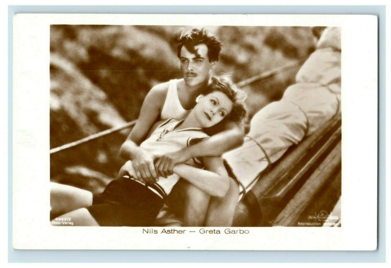 Vintage Original RPPC Nils Asther & greta Garbo MGM Ross-Verloag ... Vintage Original RPPC Nils Asther & greta Garbo MGM Ross-Verloag ...