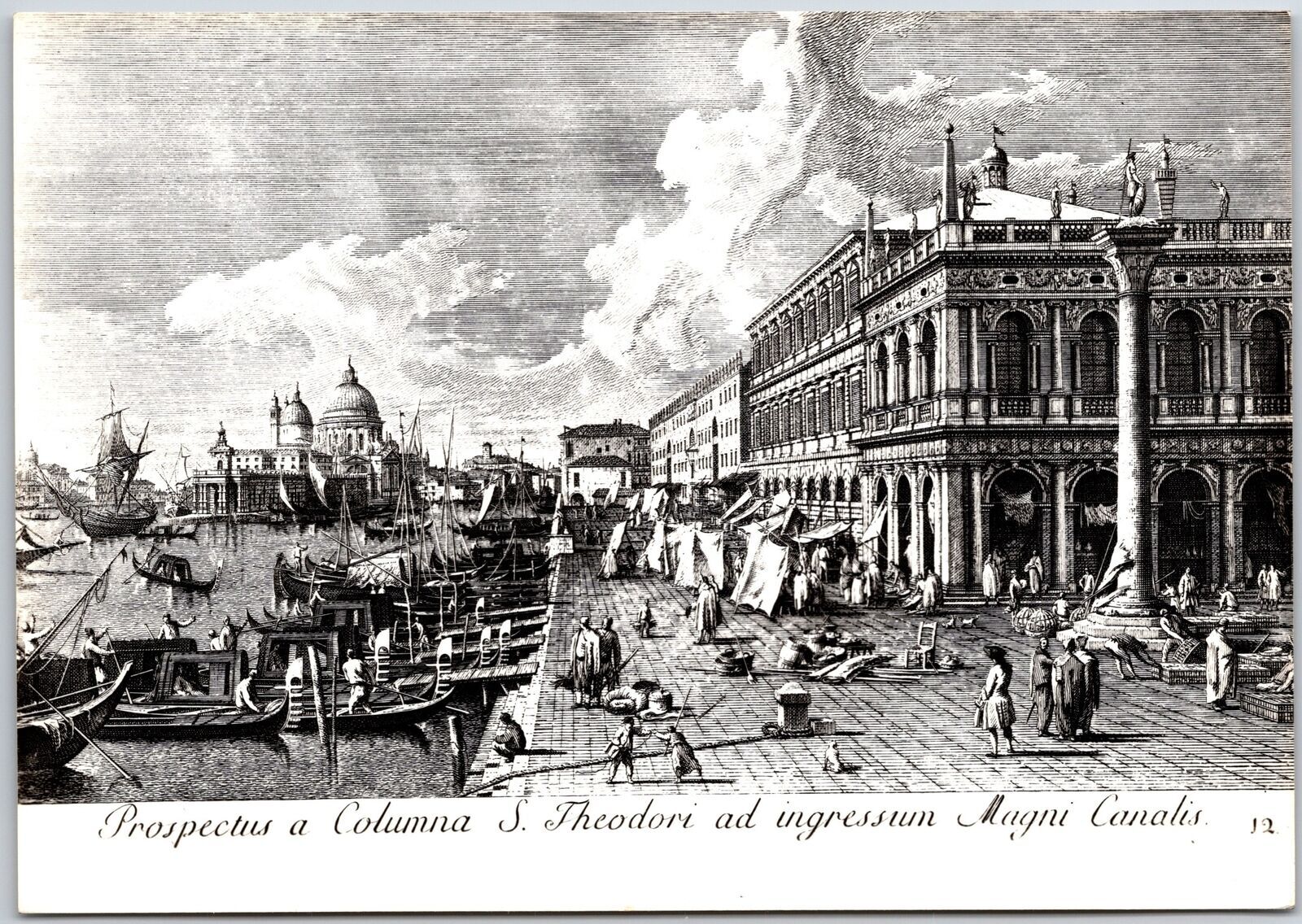 Prospectus A Columna S. Theodore Ad Ungressum Magni Real Photo RPPC ...