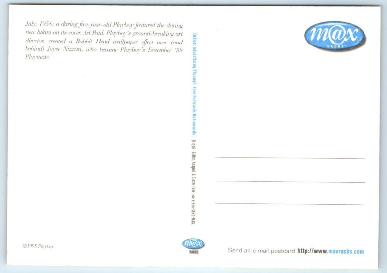 PLAYBOY MAGAZINE ~ Model JOYCE NIZZARI 1958 Playmate ~1995 ~ 4"x6" Postcard | Other / Unsorted ...