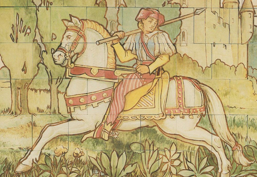 Medieval Horseman Ironbridge Gorge Museum Frieze Postcard | Other ...