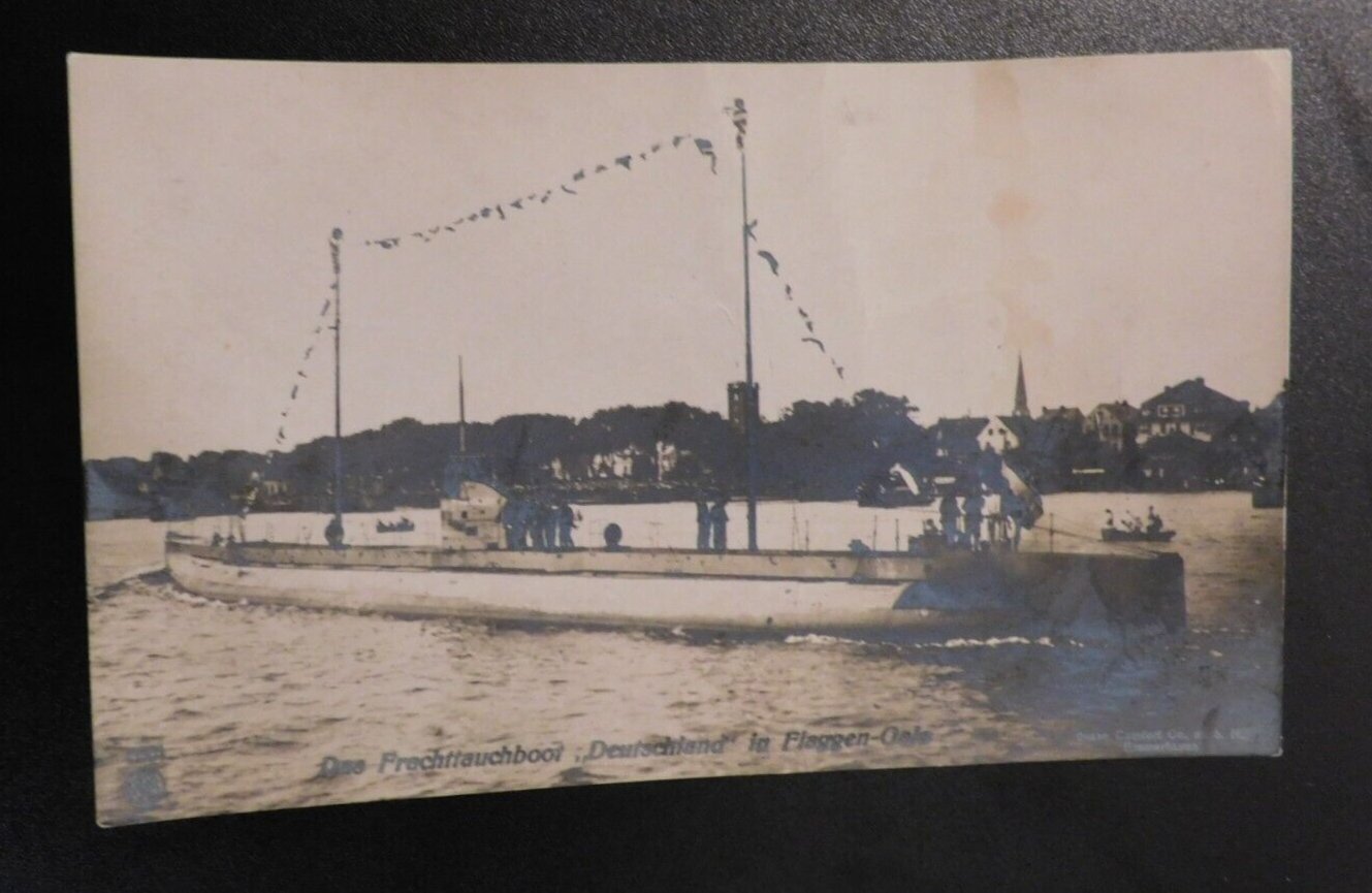 Mint WWI German Navy U Boat Submarine U-151 U Deutschland Blockade ...