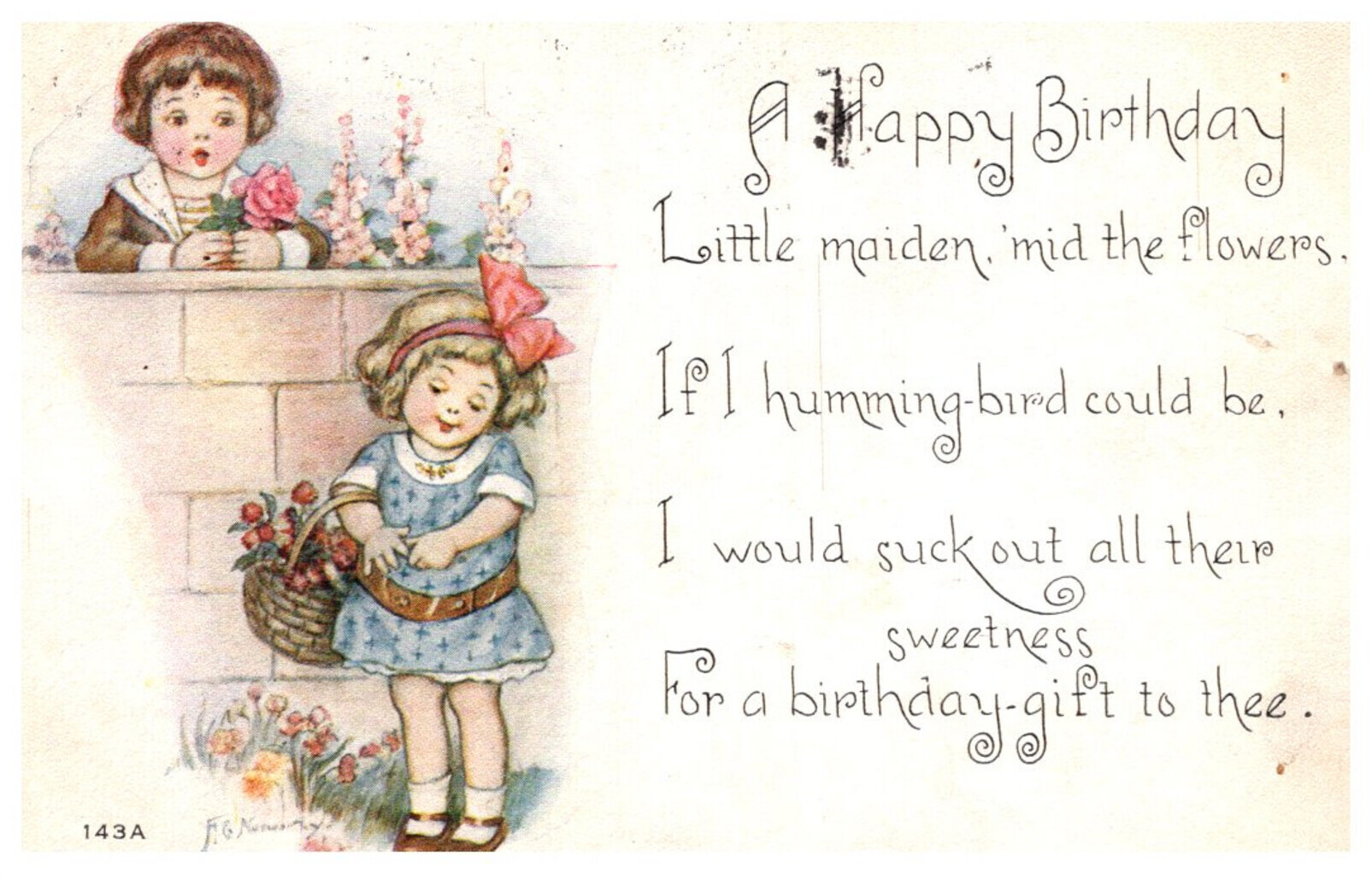 Birthday , Poem Boy and Girl | Topics - Flowers, Plants & Trees ...