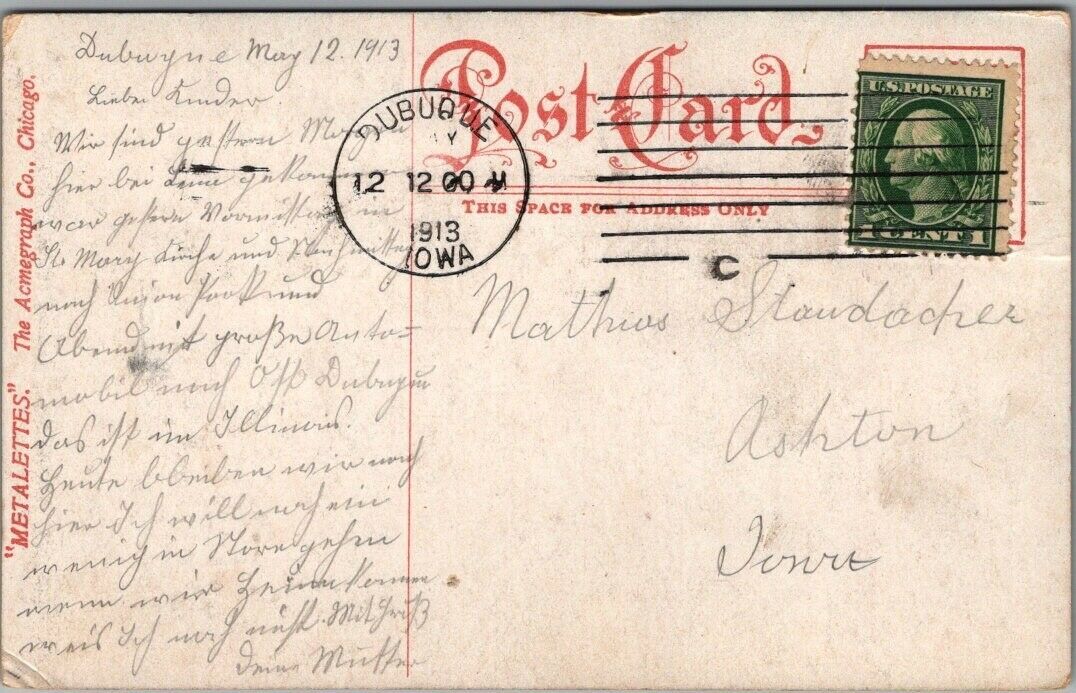 Vintage Police Postcard "Police Department on Parade" Acmegraph / 1913 ...