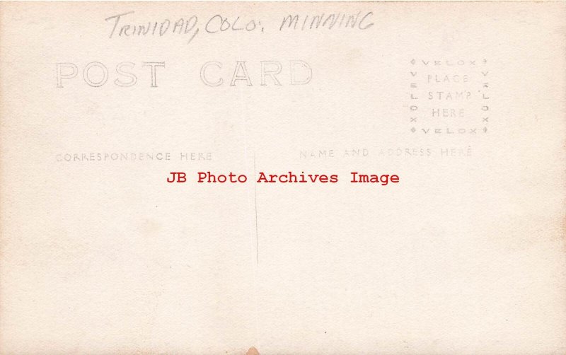CO, Trinidad, Colorado, RPPC, Miners at a Coal Mine Shaft, Photo ...