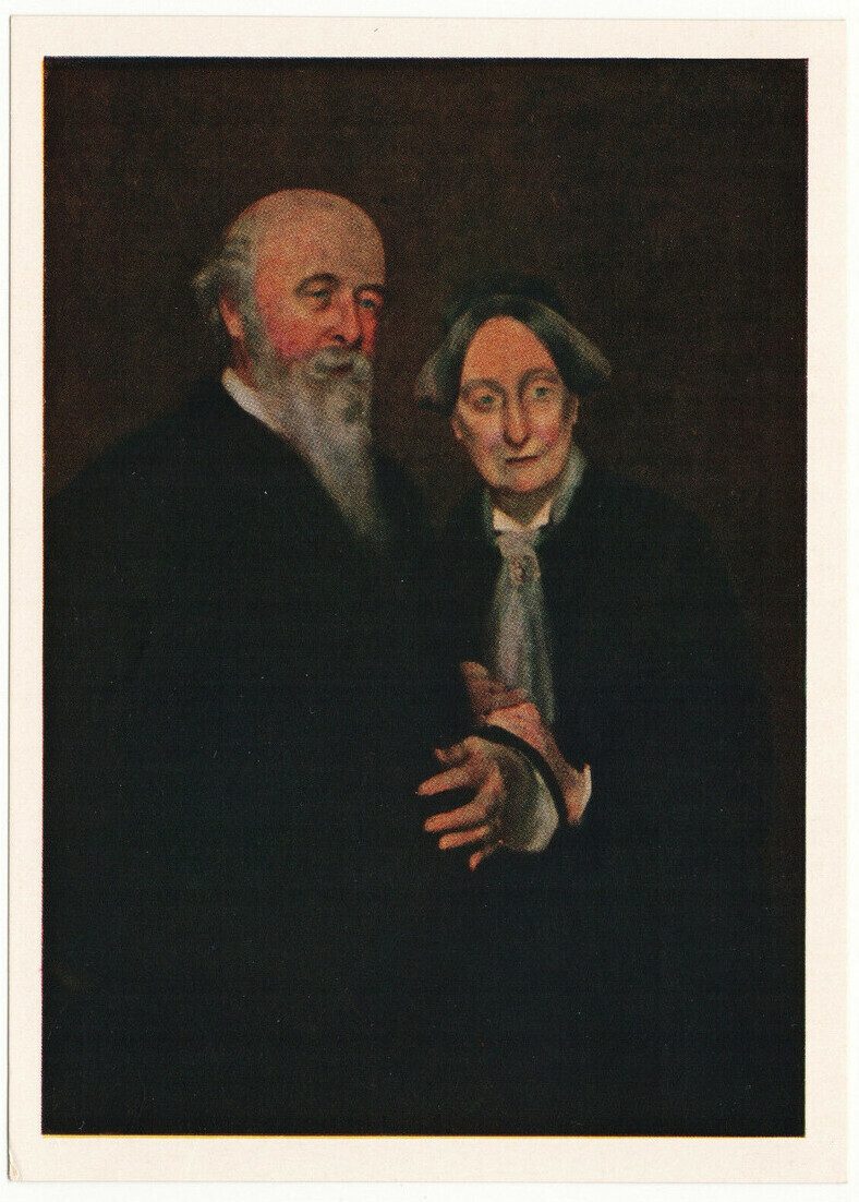 1960 John Field with wife by John Singer Sargent Realist USA Russian ...