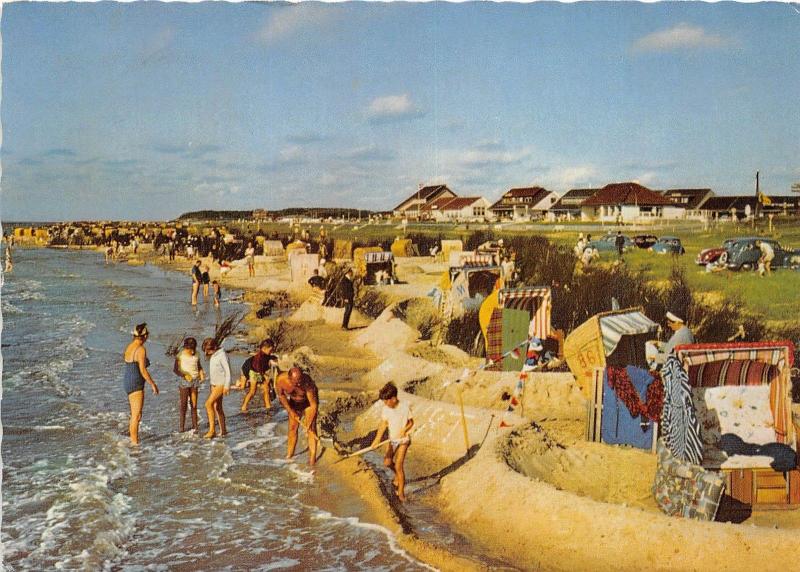 GG749 nordseeheilbad sahlenburg hochwasser am strand germany | Europe ...