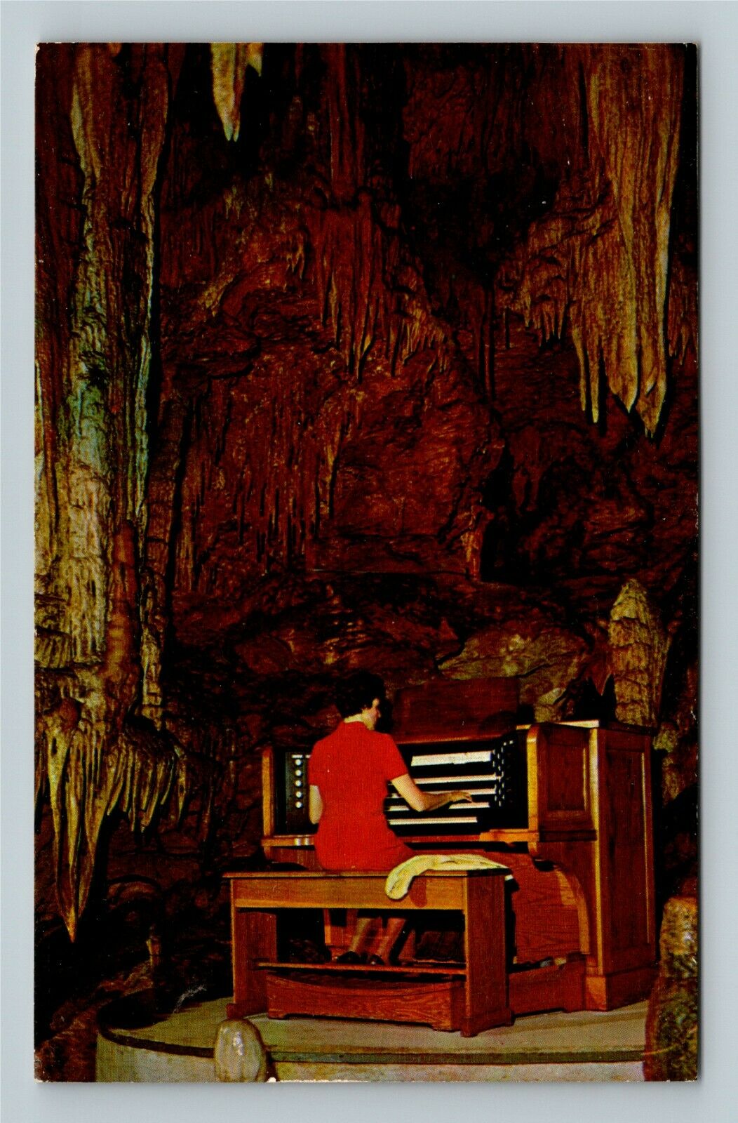 Luray Caverns, Playing The Great Stalacpipe Organ, Virginia Vintage ...