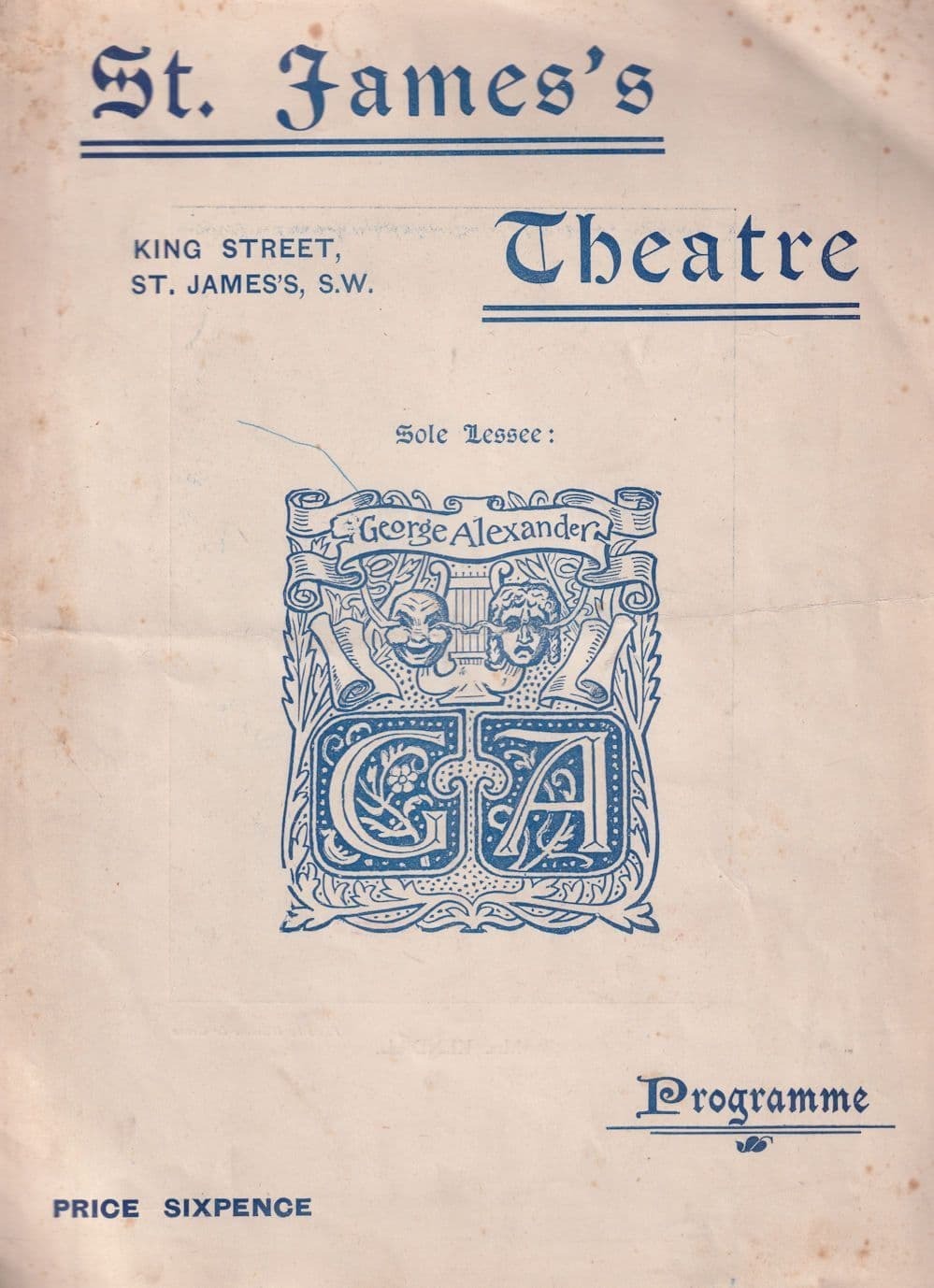 The Housekeeper St James Theatre Antique Theatre Programme | Ephemera ...