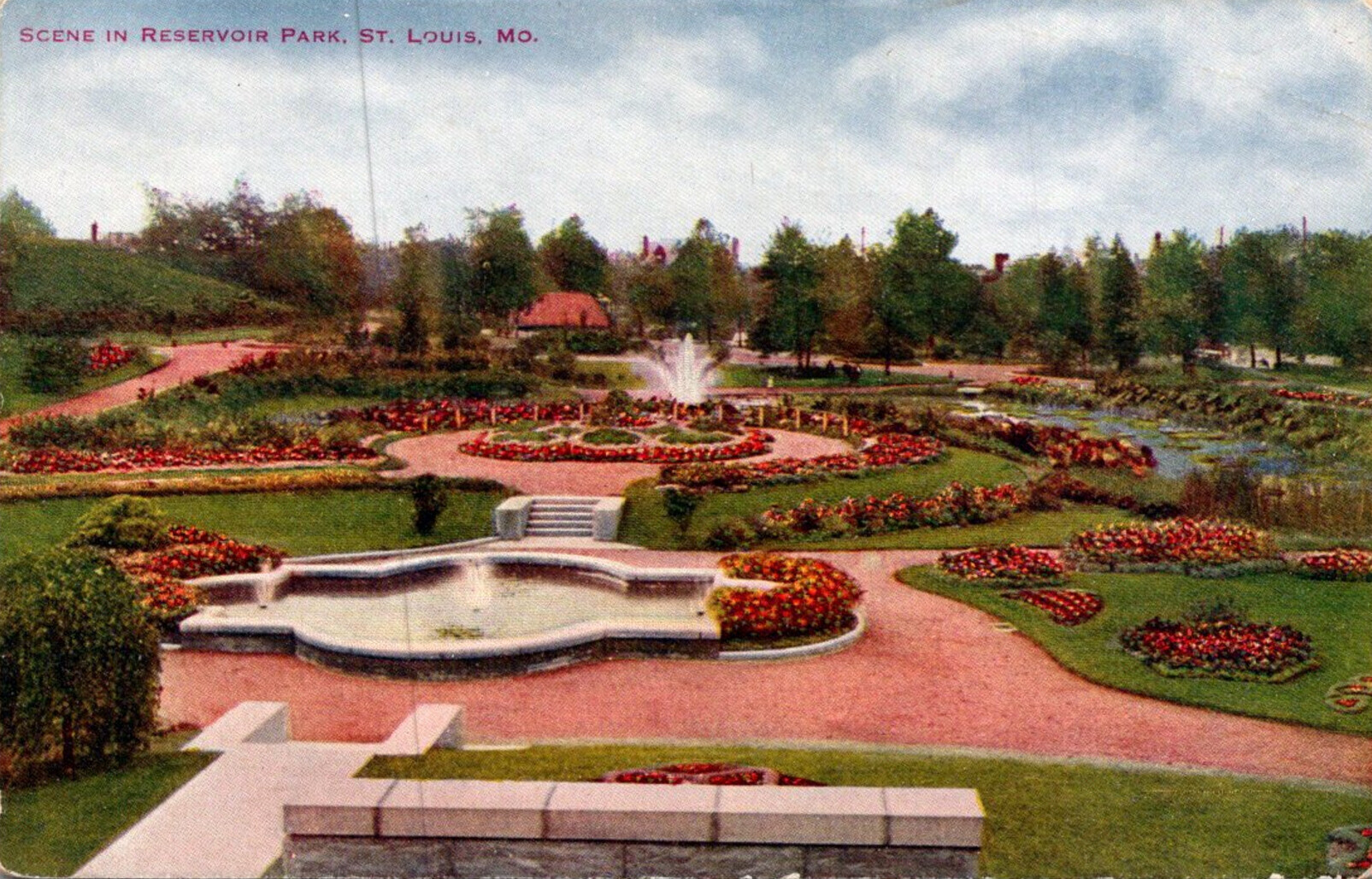 Missouri St Louis Scene In Reservoir Park | United States - Missouri ...