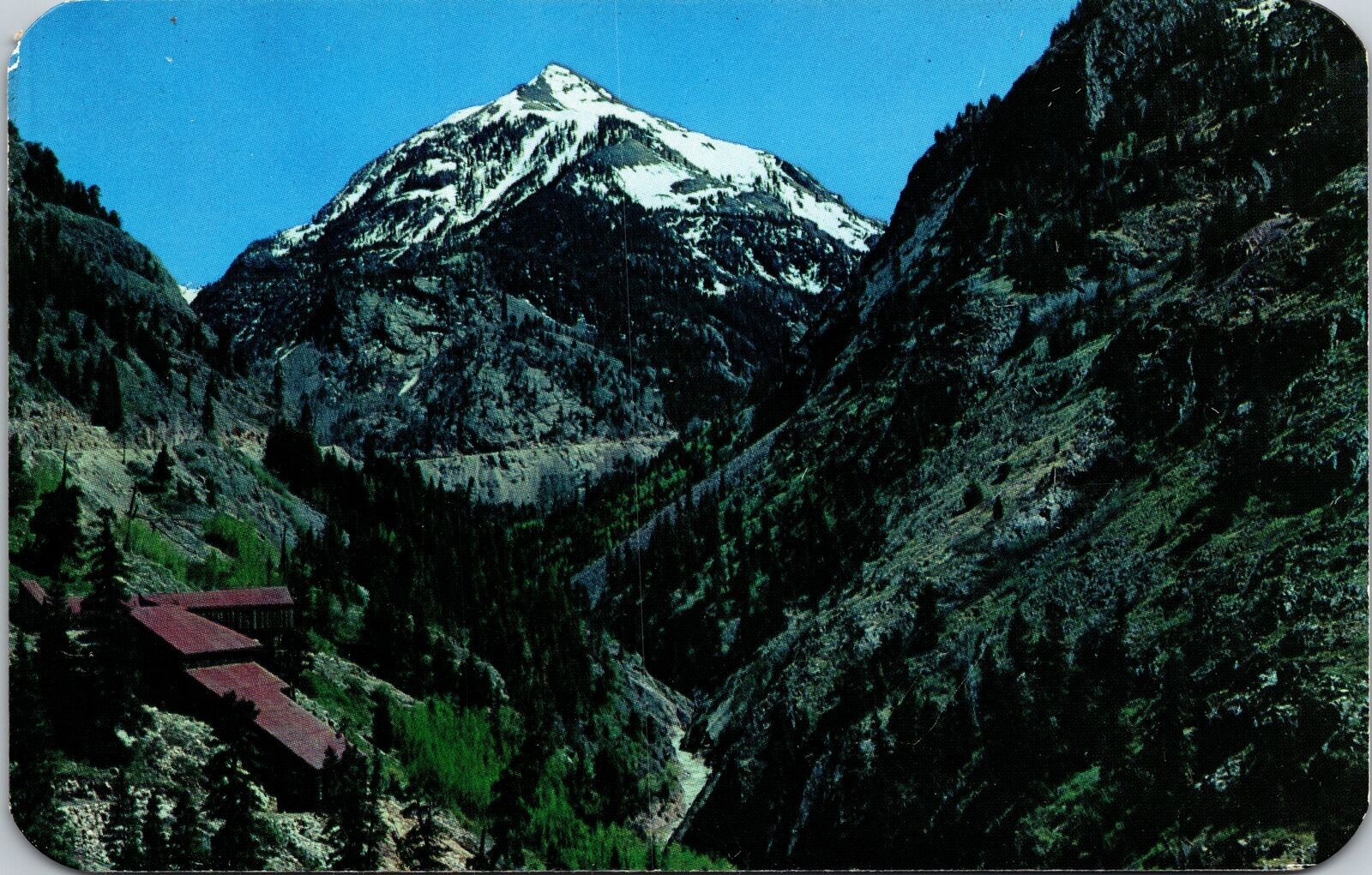 Vintage Postcard Mount Abram and Uncompahgre Gorge Million Dollar ...