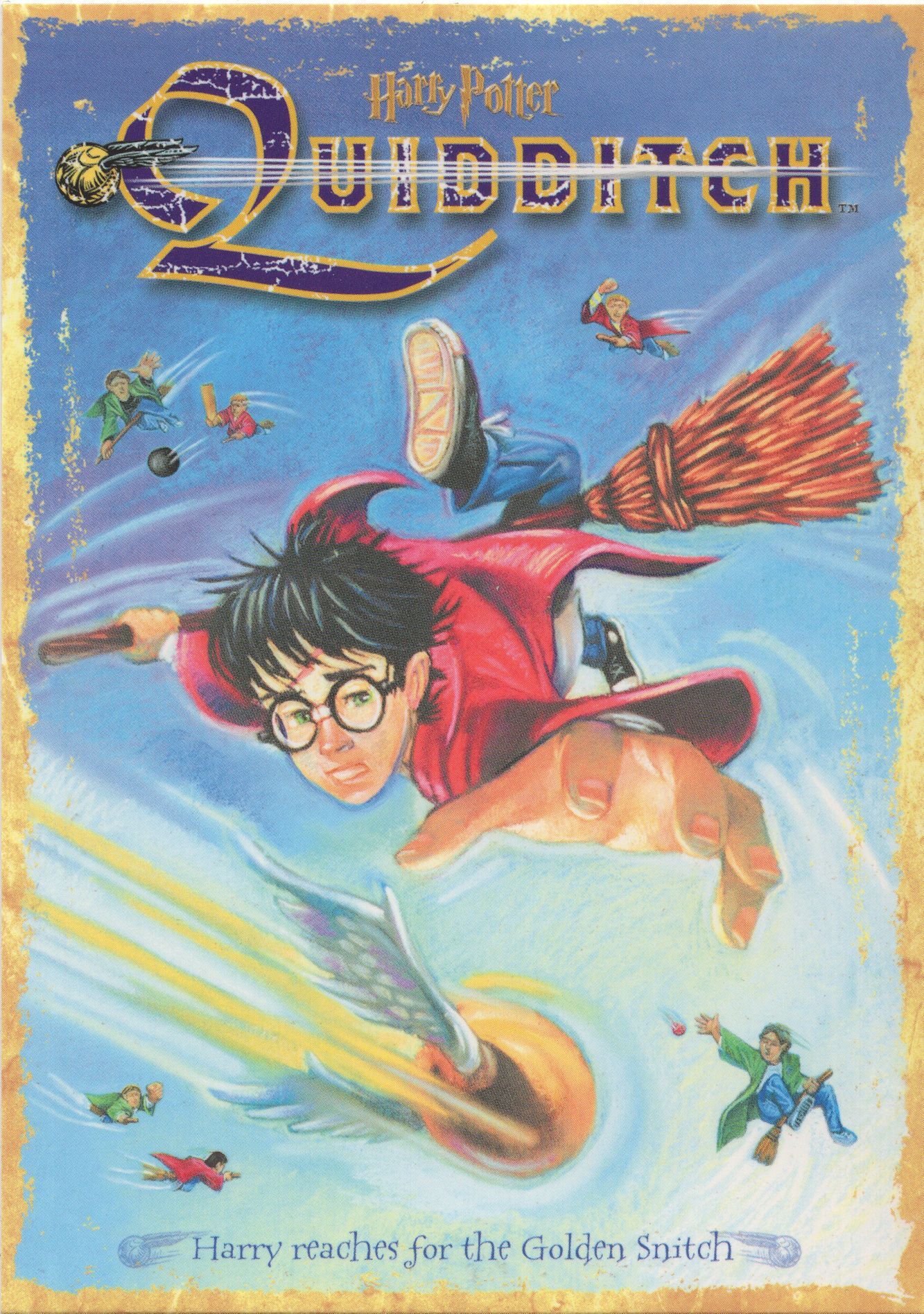 Harry Potter Quiditch Golden Snitch Film Postcard | Topics ...