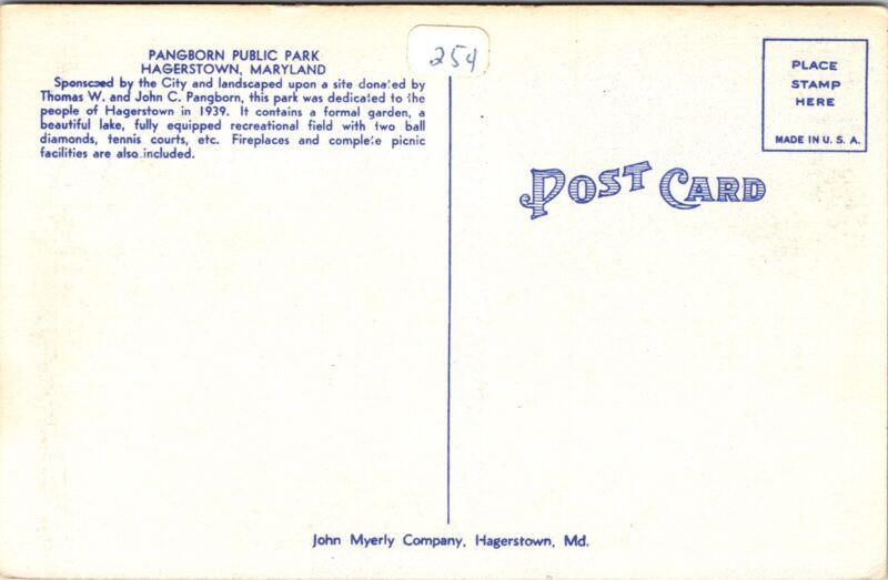 Fountain Pergola Formal Garden Pangborn Public Park Hagerstown MD ...