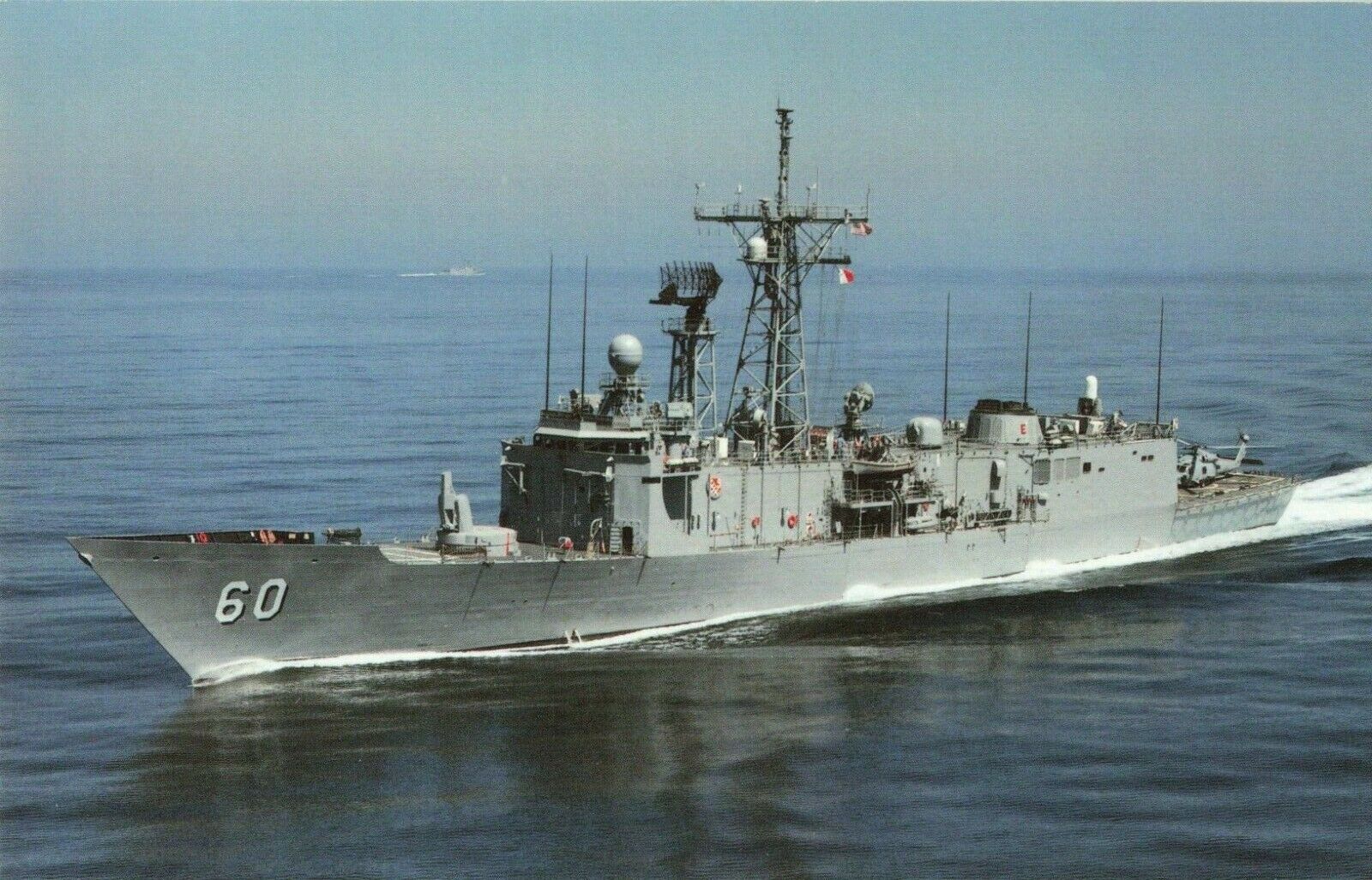 Postcard USS Rodney M Davis FFG-60 Guided Missile Frigate | Topics ...