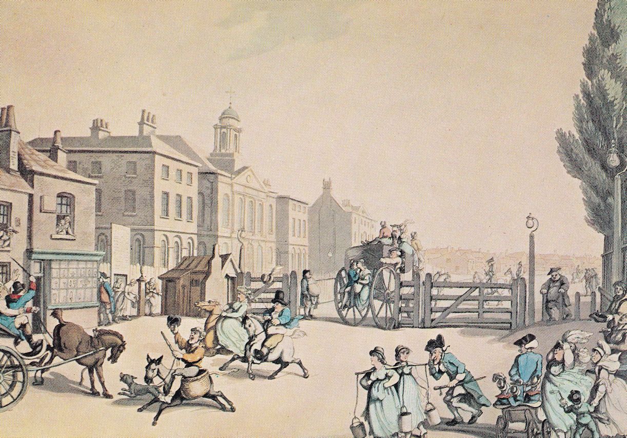 Tottenham Court Road in Victorian London 1813 Postcard | Europe ...