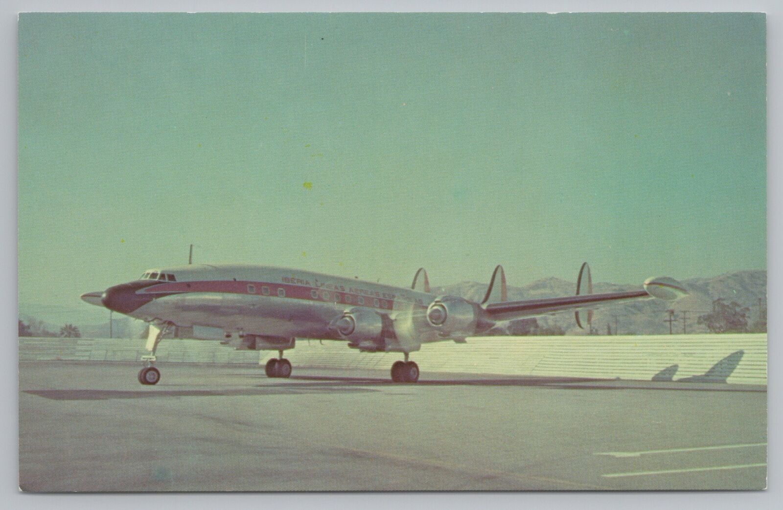 Airplane~Iberia Lockheed L-1049G Super Constellation~San Juan~Vintage ...