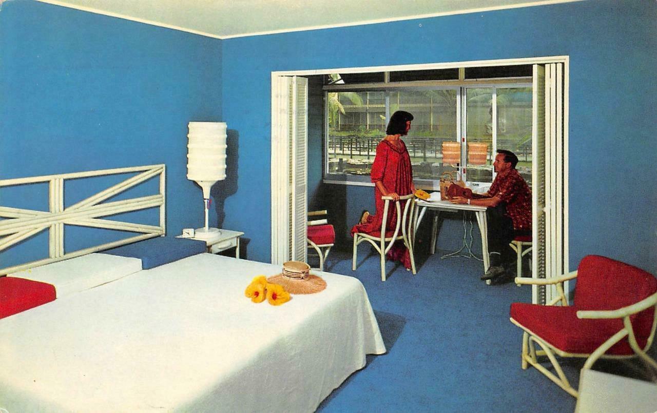 COCO PALMS RESORT Lihue, Kauai, Hawaii Mid-Century Modern 1966 Vintage ...