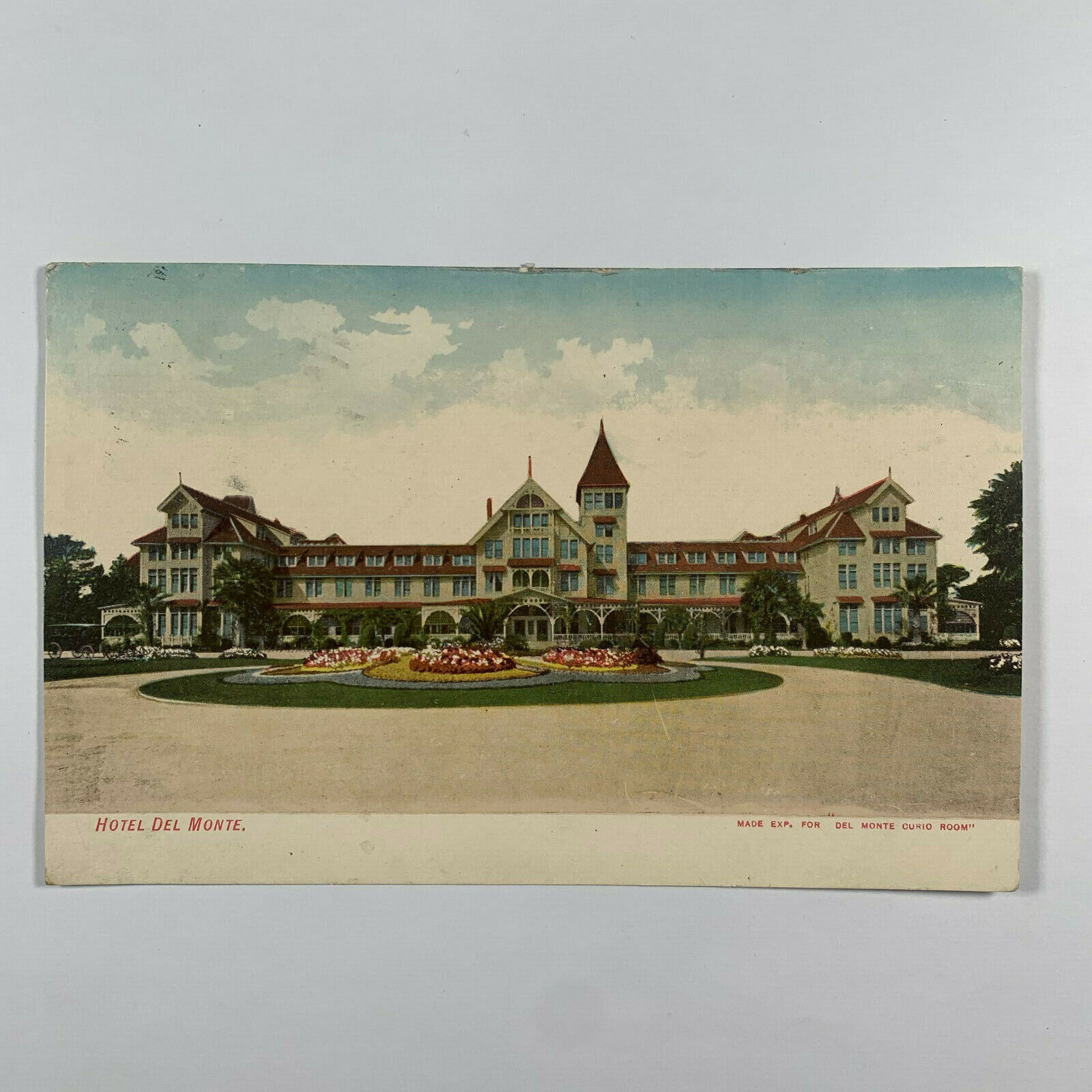 Postcard California Monterey CA Hotel Del Monte Herrmann Hall 1908 ...