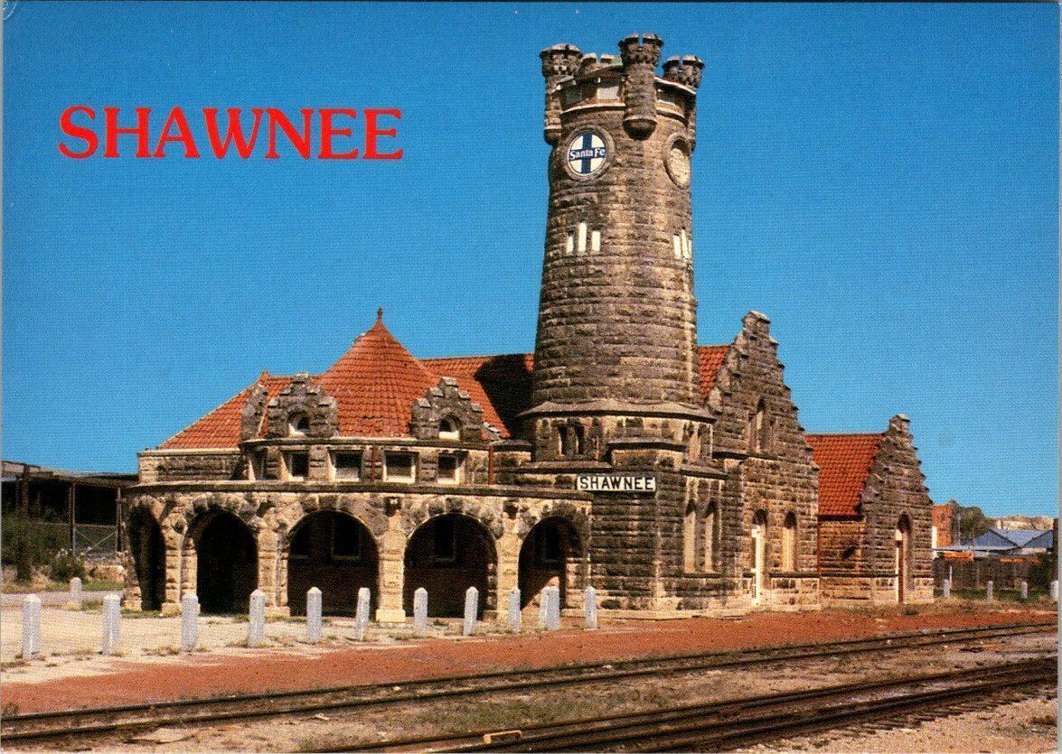 2~4X6 Postcards Shawnee, OK Oklahoma OLD RAILROAD DEPOT~Train Station ...