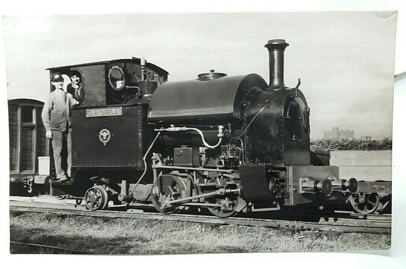 Edward Thomas Locomotive No 4 Steam Locomotive With Driver Vintage ...