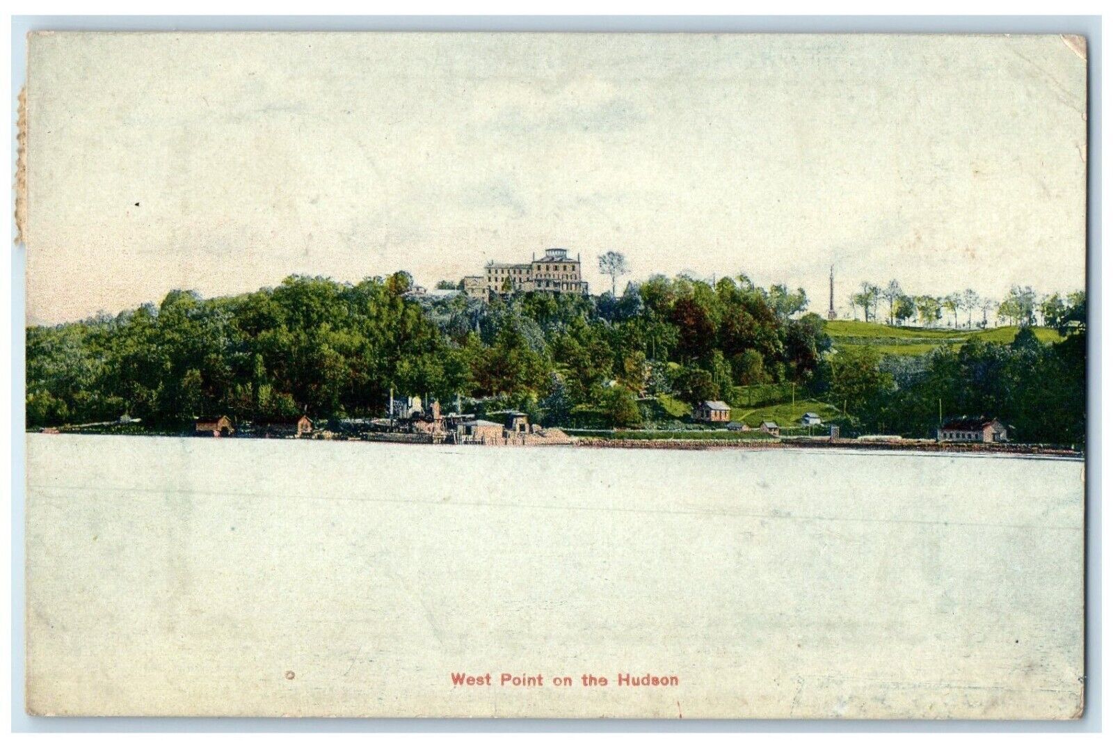Hudson New York NY Postcard West Point River Lake Exterior 1910 Vintage ...