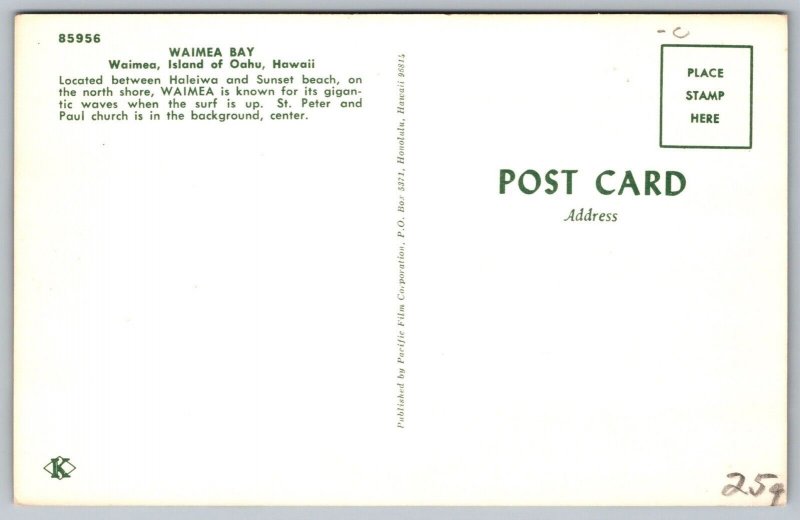 Waimea Bay Island Oahu Hawaii Beach Shoreline Oceanfront Coast Ocean ...