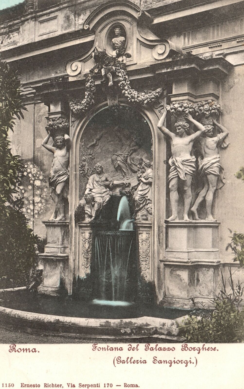 Vintage Postcard 1910's Il Pantheon Roma Roman Temple in Rome, Italy ...