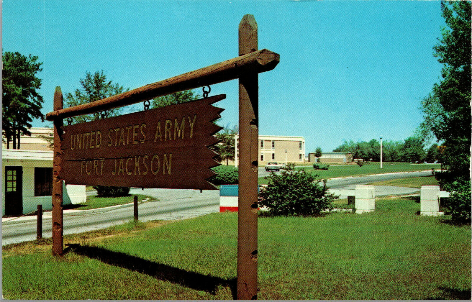 Vtg Infantry Training Center Entrance to Fort Jackson South Carolina SC ...