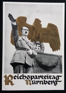 Third Reich Nsdap Original Propaganda Postcard Hitler With the ...