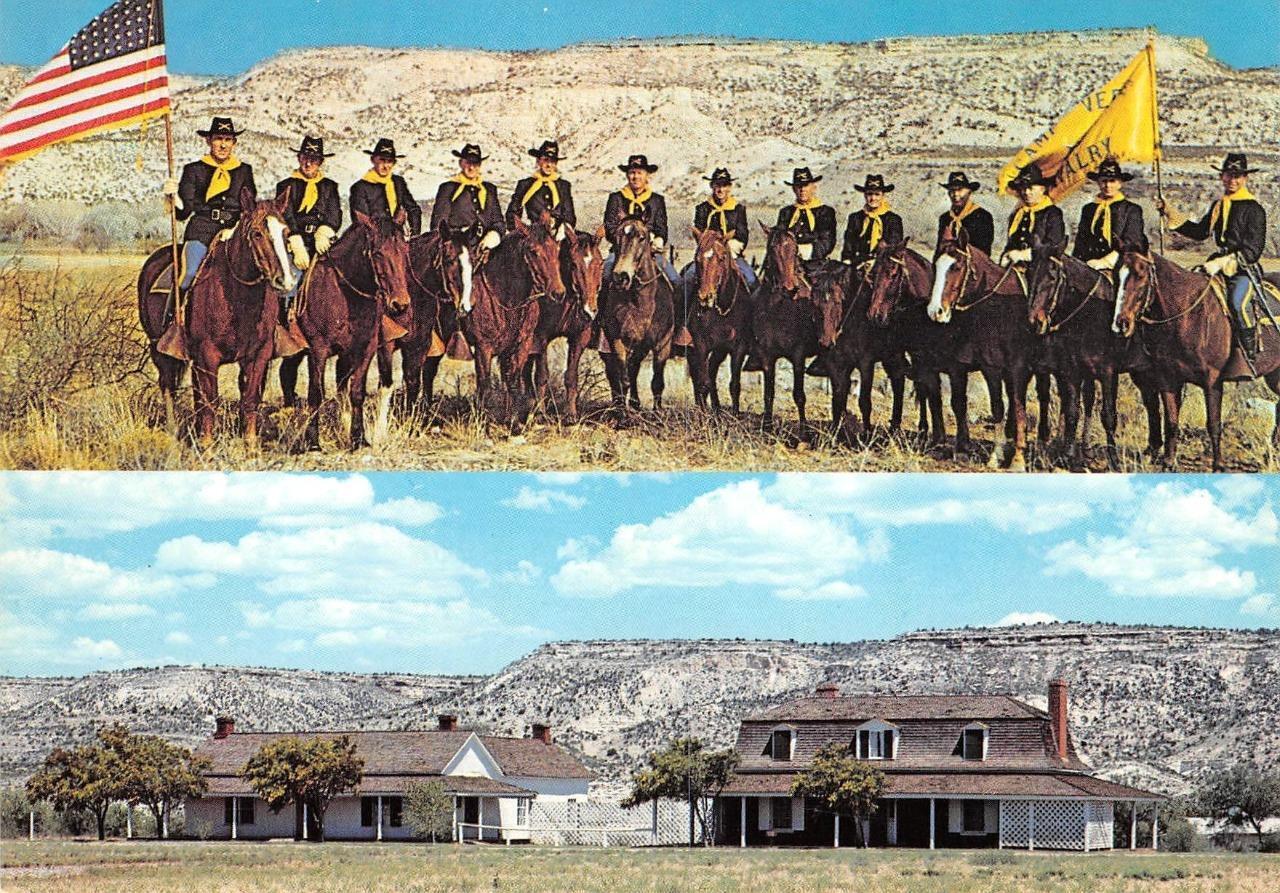 CAMP VERDE, ARIZONA Cavalry Soldiers Military 4x6 1981 Chrome Vintage ...