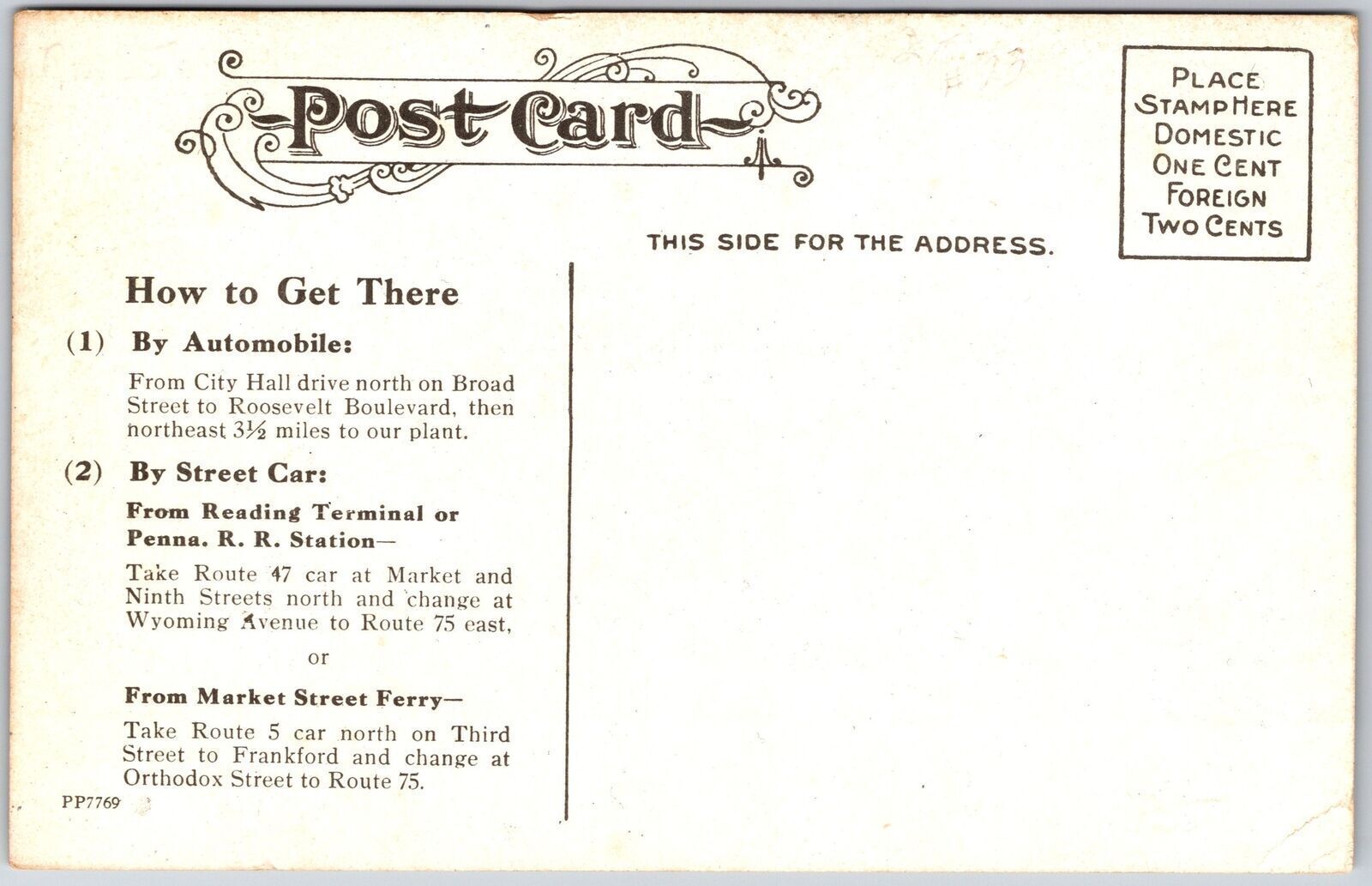 The New Philadelphia Plant Of Sears Roebuck & Company Pennsylvania PA ...