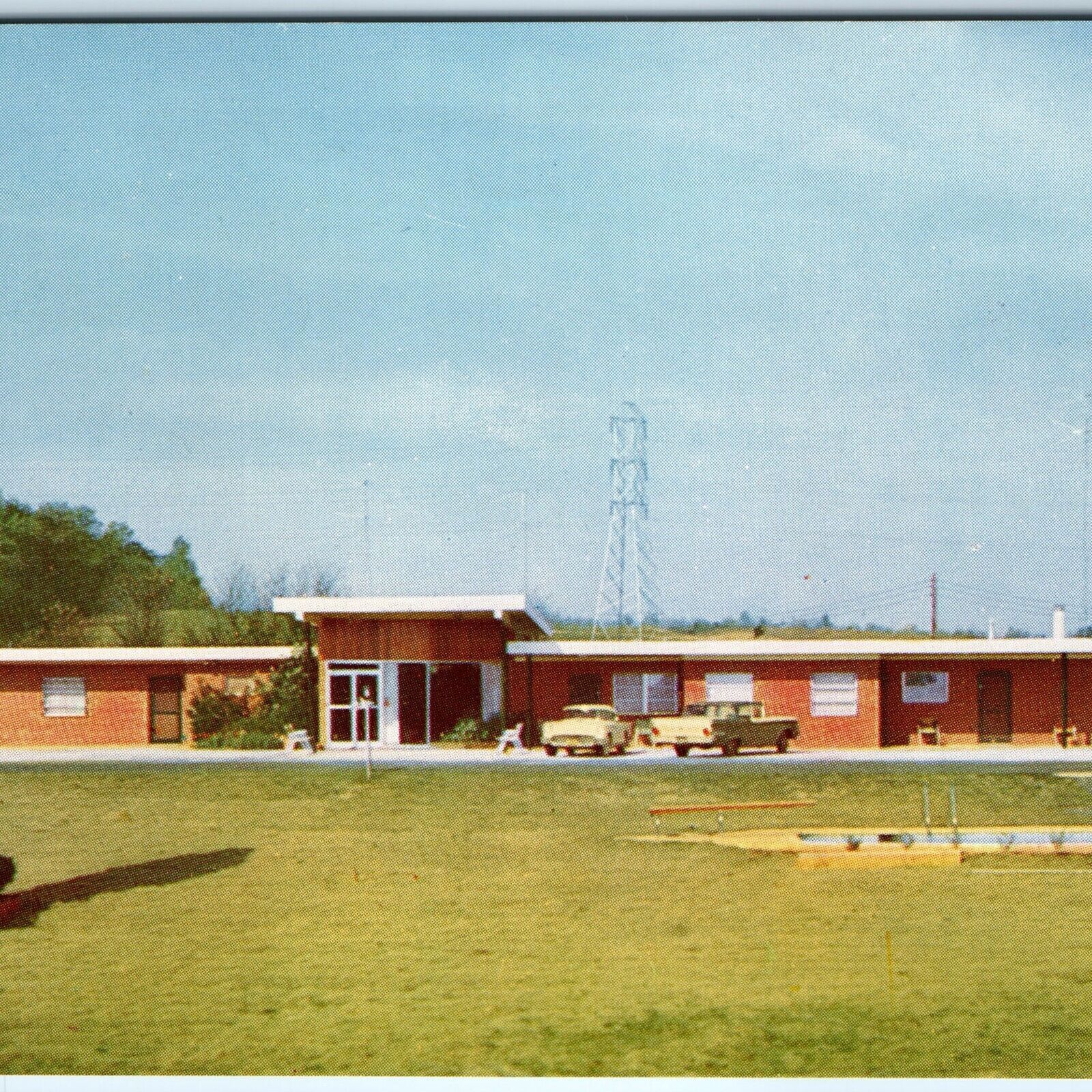 c1950s Commerce, GA Parham Motel Spectra Roadside Color Chrome PC Cars ...