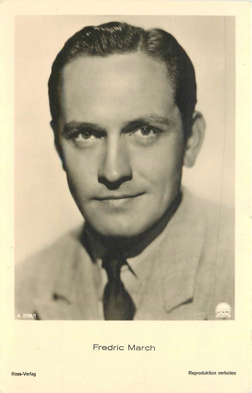Postcard RPPC 1930s Frederic March Movie Star Actor TP24-2067 | Other ...