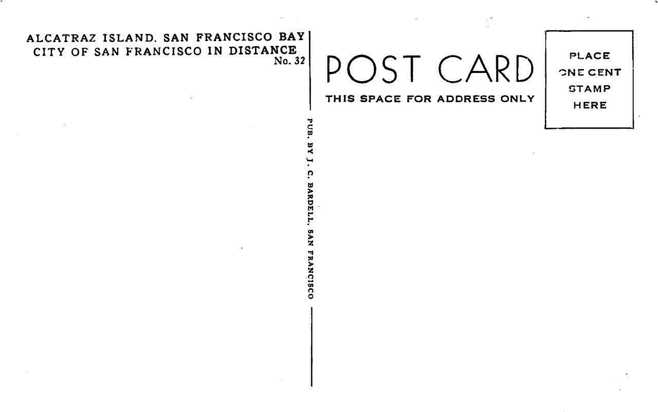 SAN FRANCISCO, CA California ALCATRAZ PRISON & Golden Gate Bridge TWO ...