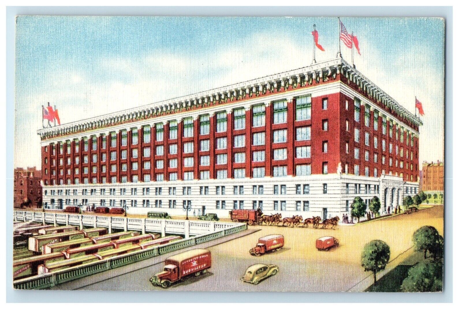 Exterior Of Bottling Plant Trucks Anheuser Busch Budweiser St. Louis MO ...