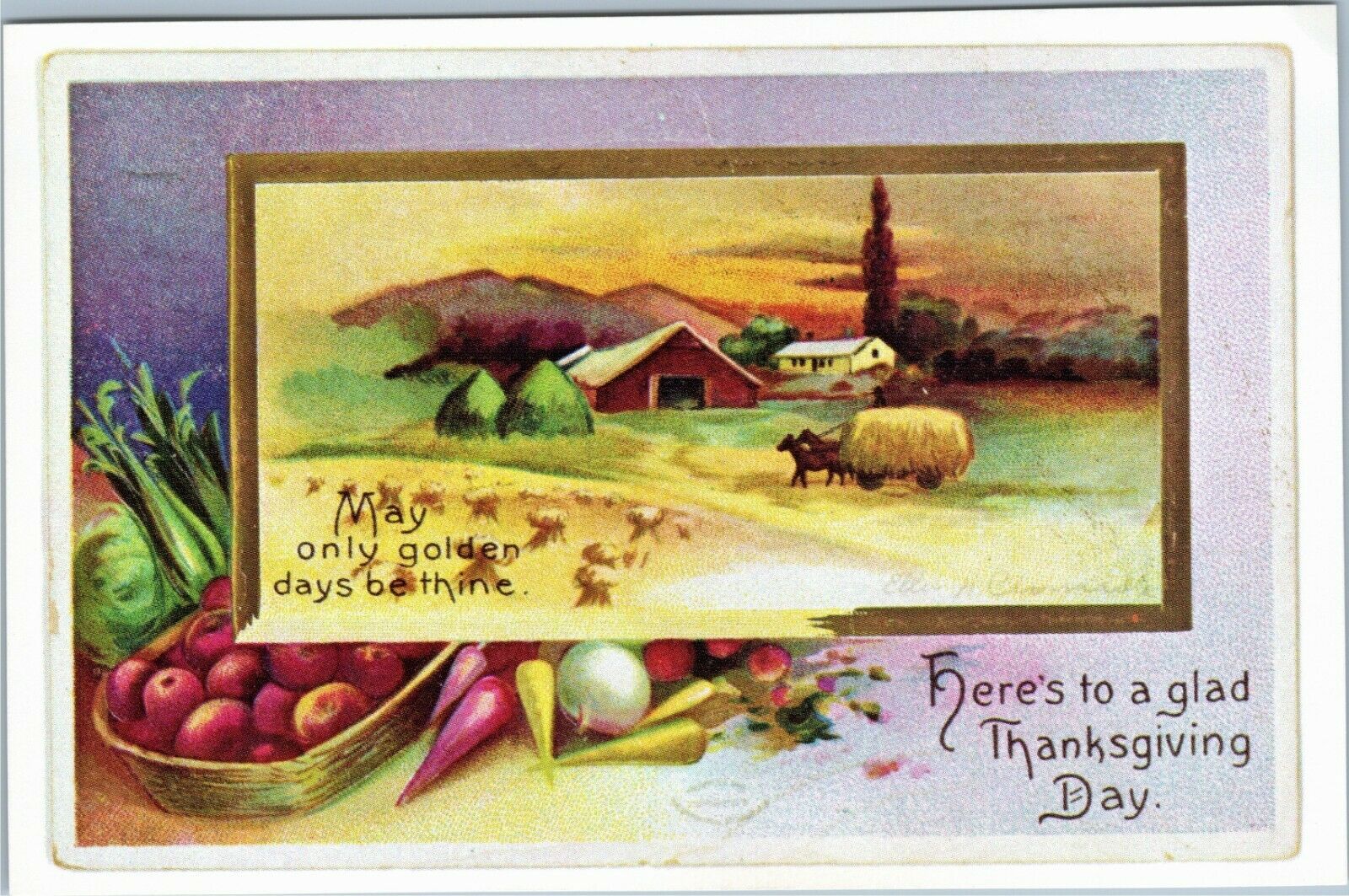 Glad Thanksgiving Day May only Golden days be thine - Elspeth Original ...