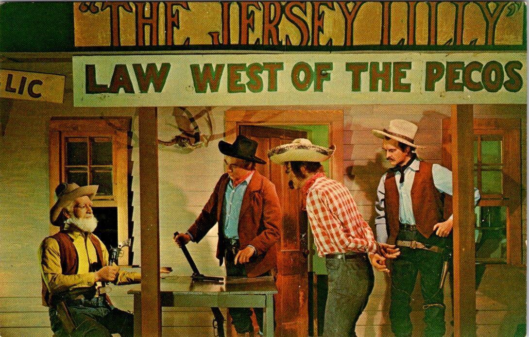 Dallas, TX Texas JUDGE ROY BEAN WAX FIGURES/MUSEUM State Fair Park ...