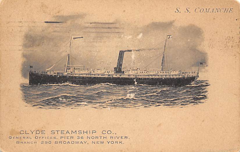 SS Comanche Clyde Ship 1911 | Topics - Other, Postcard / HipPostcard