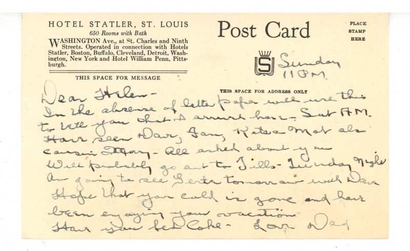 MO - St. Louis. Hotel Statler | United States - Missouri - St. Louis ...