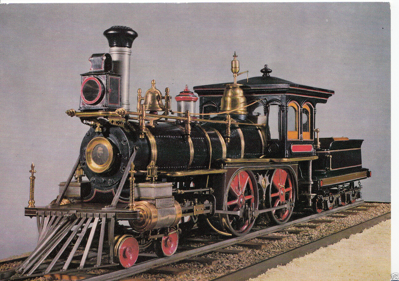 Railways Postcard - American Locomotive 1875 (Model) For The Erie ...