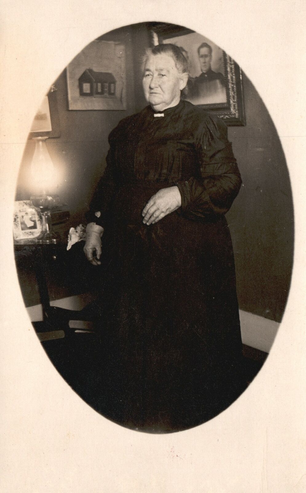 Vintage Postcard 1910's Old Lady French Woman Grandmother Picture ...