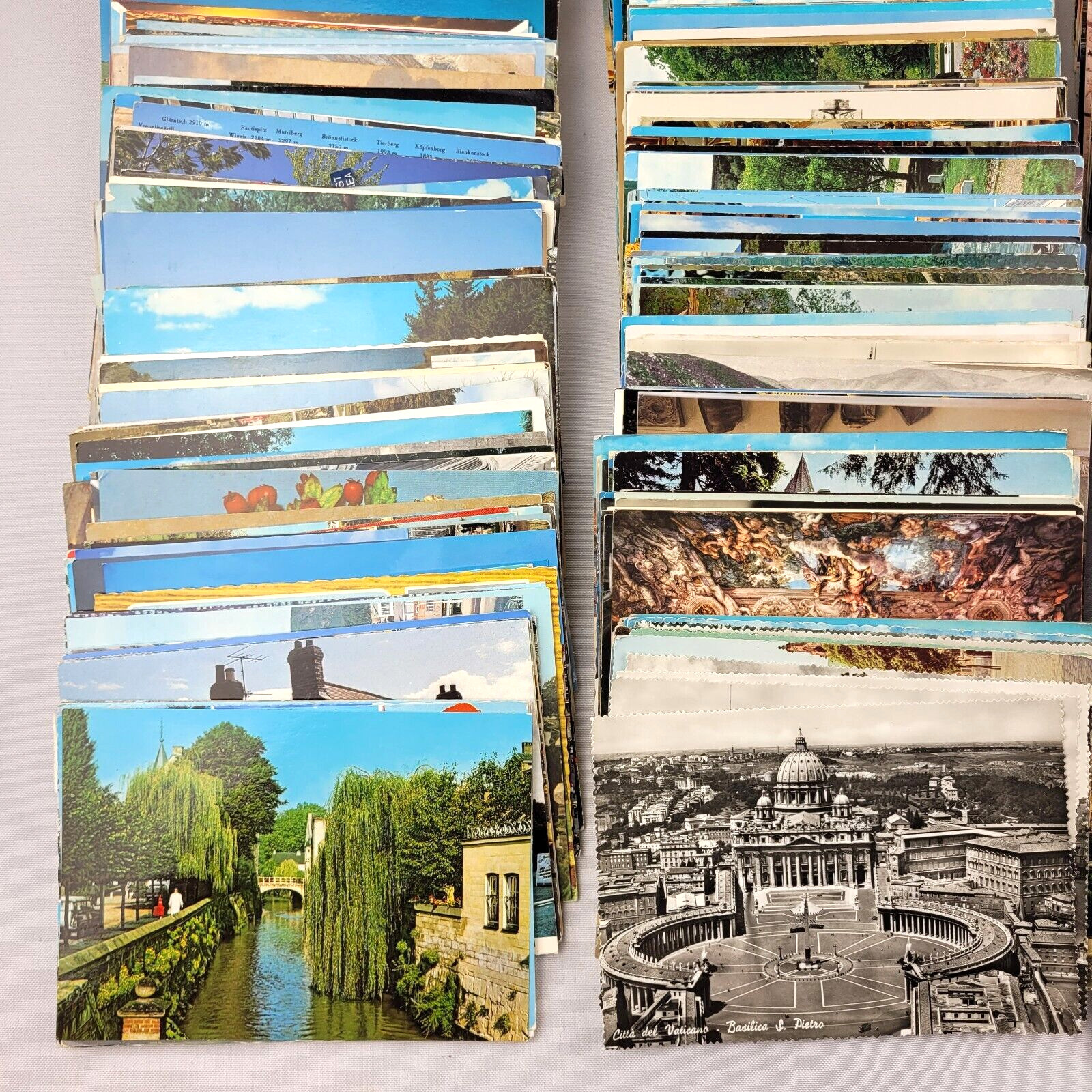 Huge Lot Postcards 1000+ Foreign Churches Towns Streets Landscape Ocean ...