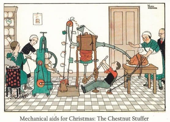 Mechanical Aids For Christmas The Chestnut Stuffer London Comic Humour ...
